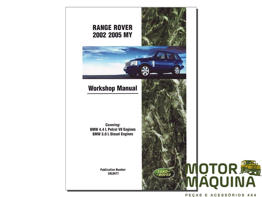 Manual de Oficina Range Rover L322 - 2002-2005 MY - em inglês ...